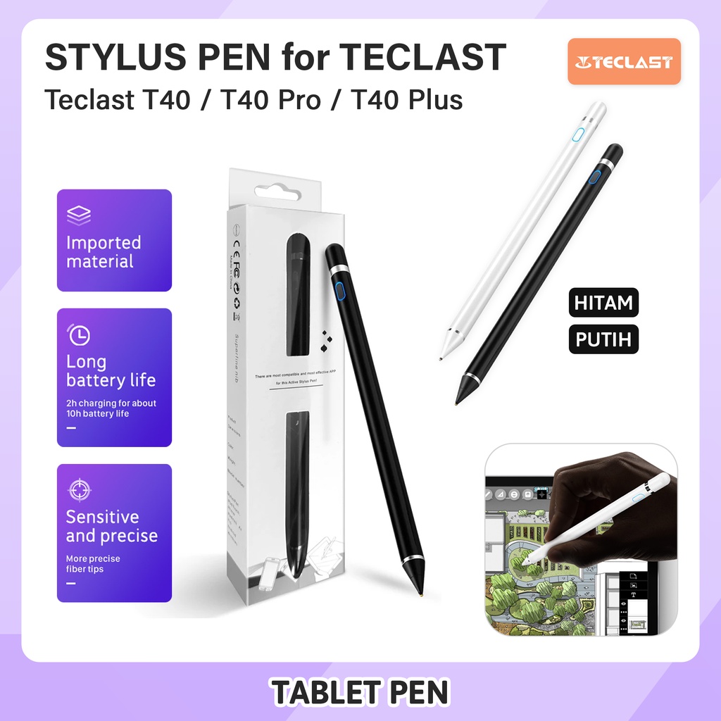 Jual Teclast T40 Plus Pro 10 inch Smart Stylus Pen Tablet Pencil ...