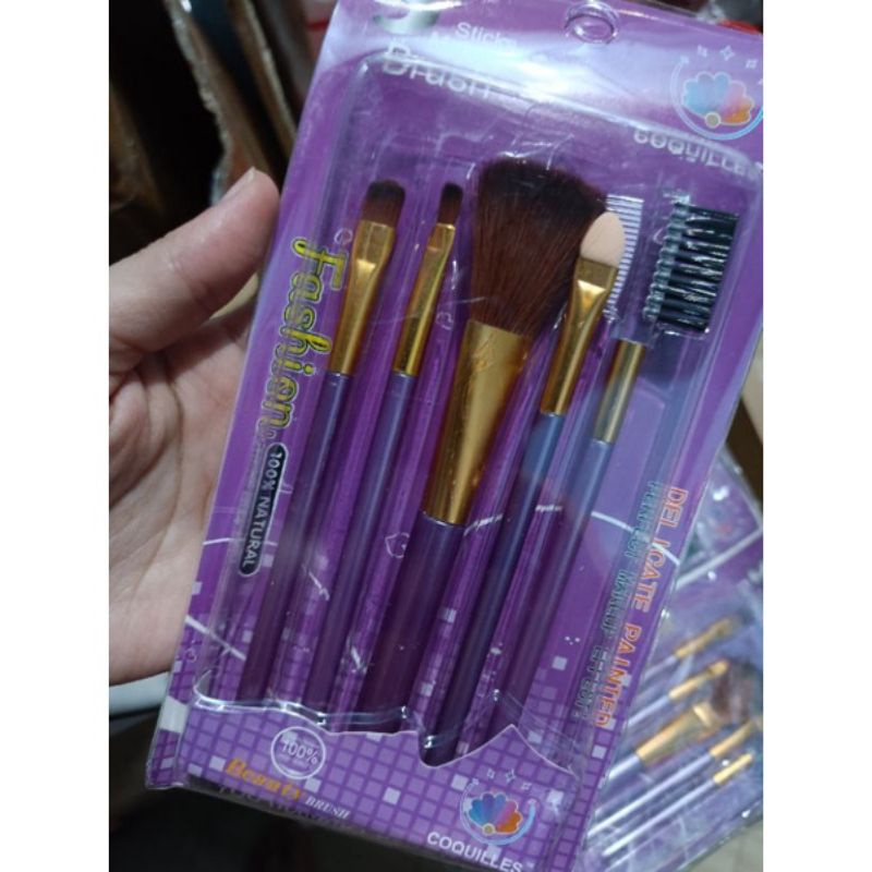 Jual Medan Cod Kuas Make Up Set 5 in 1 Lengkap / Kuas Set Lengkap 5 in ...
