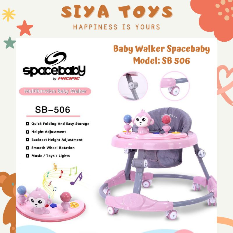 Jual SIYA FREE KARDUS & BUBBLEWRAP BABY WALKER APOLO BABY SPACEBABY SB ...