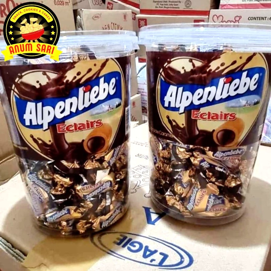 Jual Permen Alpenliebe Eclairs Cokelat Caramel [isi 100 pcs] Anum Sari ...