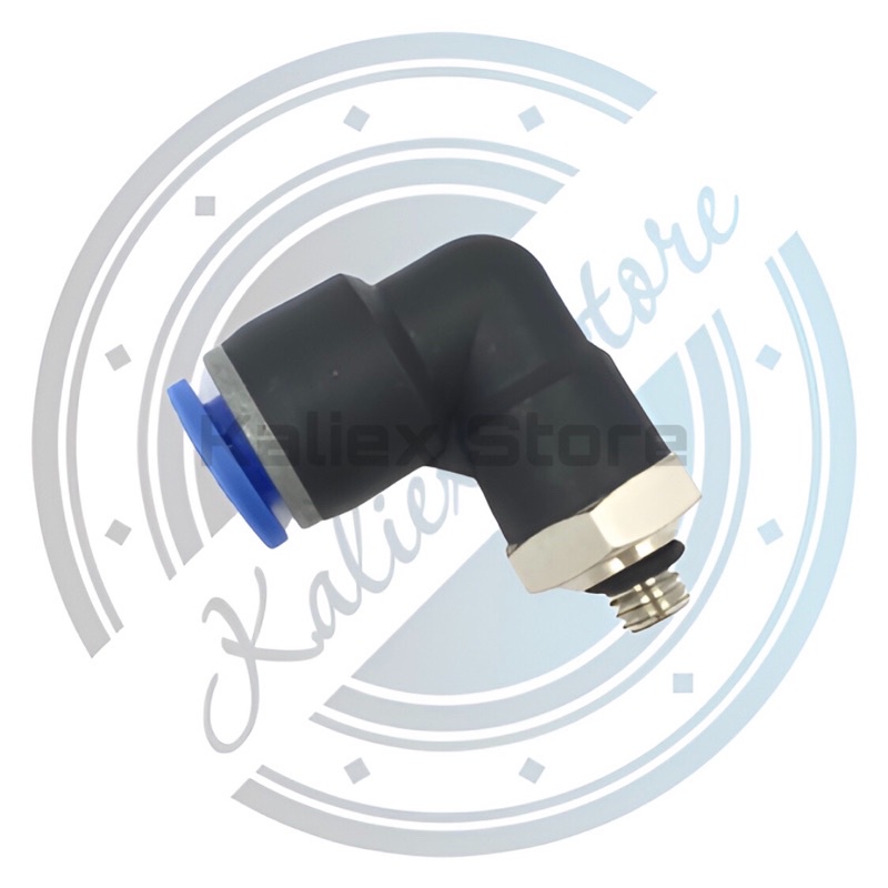 Jual Fitting Pneumatic Elbow Selang 6mm Drat M5 mm - PL06-M5 | Shopee Indonesia