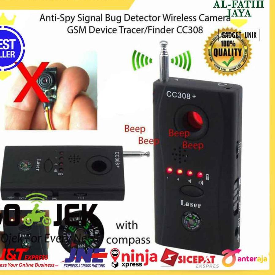 Jual Uu1U5--CC308+ Detector Spy Camera Hidden Mini Cam Bug GPS VHF GSM UFH Spycamera Multi ...