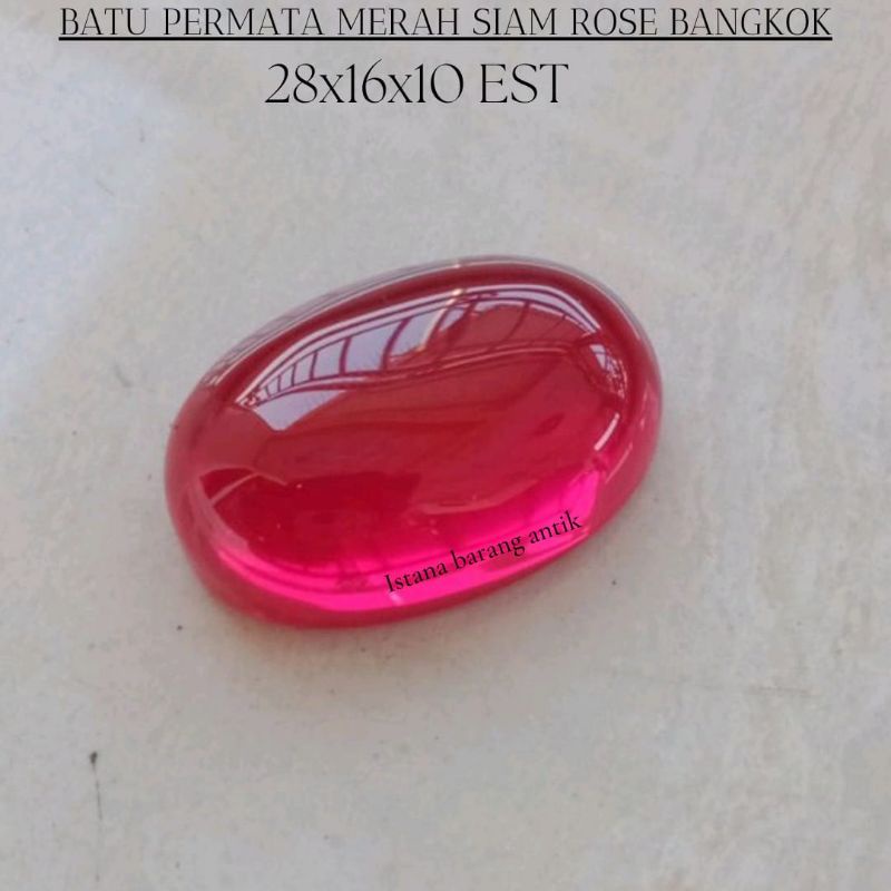 Jual LOSTONE BATU MERAH SIAM ORIGINAL BANGKOK SIZE JUMBO | Shopee Indonesia