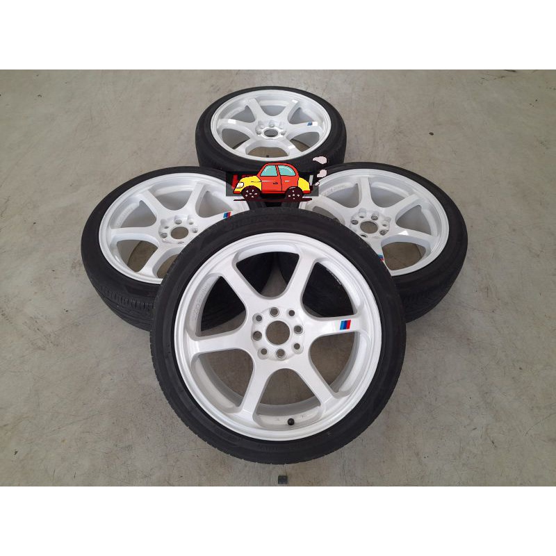 Jual Velg Mobil SSR Ring 17x7,5 Pcd 4x100/114,3 + Ban Hankook 205 45 ...