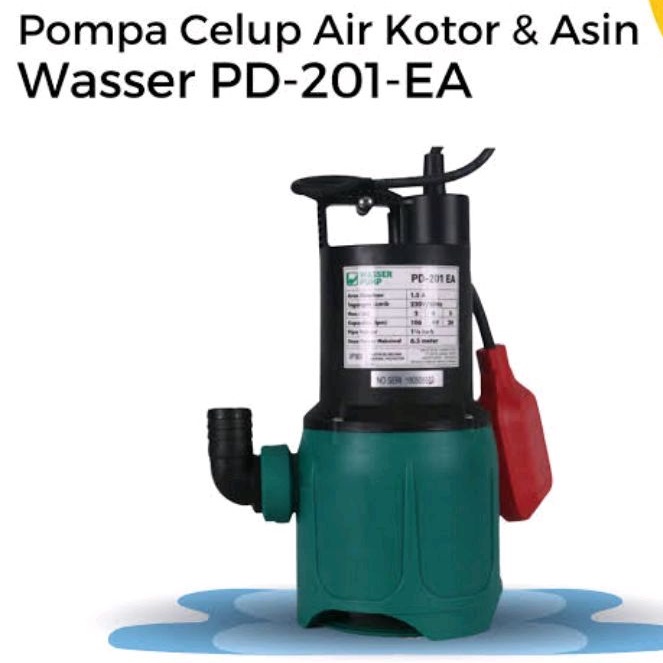 Jual Mesin Pompa Air Celup Wasser WD201 / WD 201 EA | Shopee Indonesia