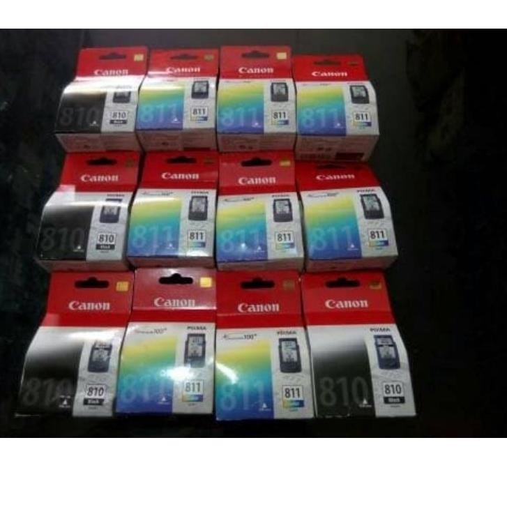 Jual Ekslusif disini--tinta canon 810 black dan 811 color | Shopee ...