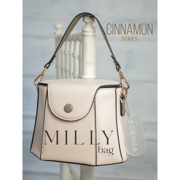 Jual MILLY bag ( TINGGAL WARNA BEIGE SAJA ) | Shopee Indonesia