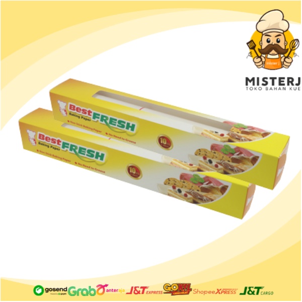 Jual Baking Paper Best Fresh White Kotak | Kertas Roti Anti Lengket ...