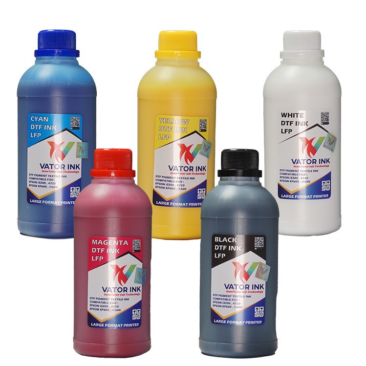 Jual Tinta Vator DTF LFP Large Format Printer CMYKW 500ml | Shopee ... Jual Tinta Vator DTF LFP Large Format Printer CMYKW 500ml | Shopee ...