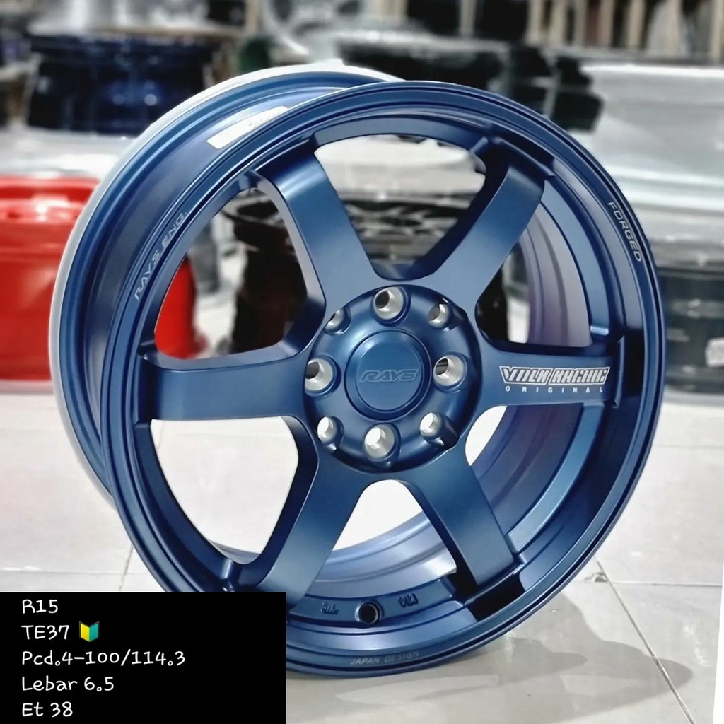 Jual velg rays te37 ring 15 lebar 6,5 mobil brio ignis avanza xenia ...