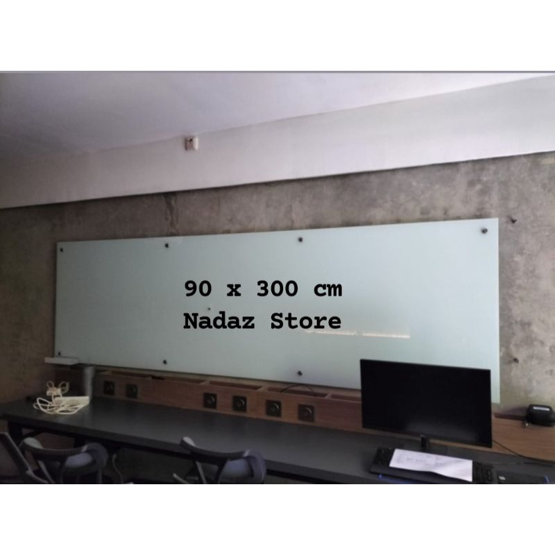 Jual glassboard ukuran custom / glassboard custom / papan tulis kaca ukuran custom ...