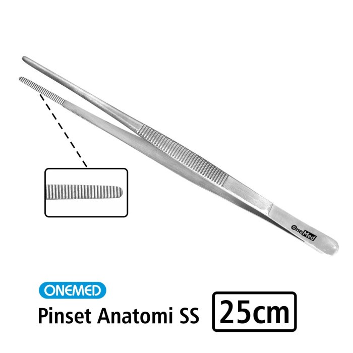 Jual Pinset Anatomi / Anatomis 25cm Stainless Steel Onemed | Shopee ...