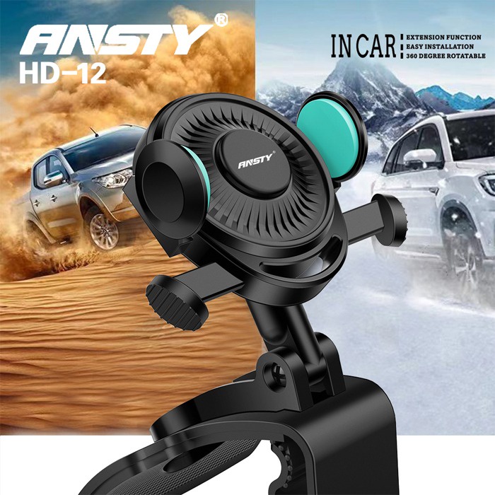 Jual ANSTY CAR HOLDER HD-12 KLIP HOLDER MOBIL | Shopee Indonesia