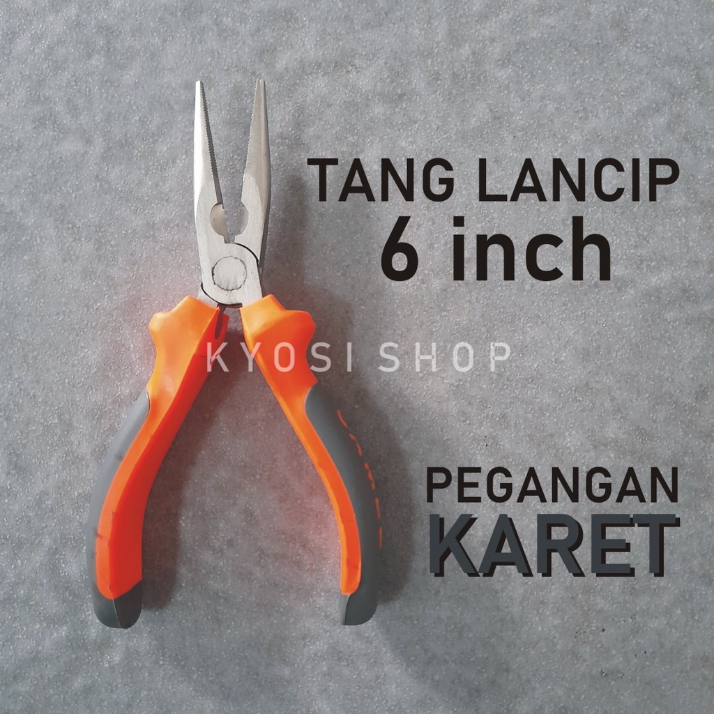 Jual Tang Lancip 6 inch Tang Jepit | Shopee Indonesia