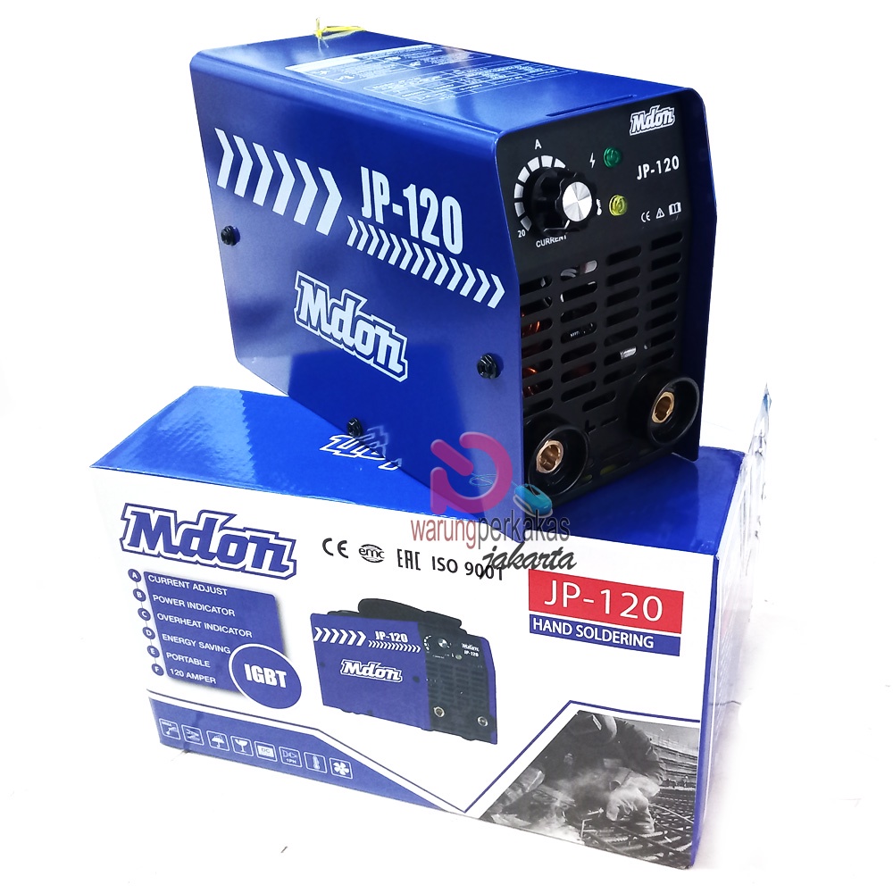 Jual MDON Travo Las MMA 120A - Mesin Las IGBT Teknologi 450Watt ...