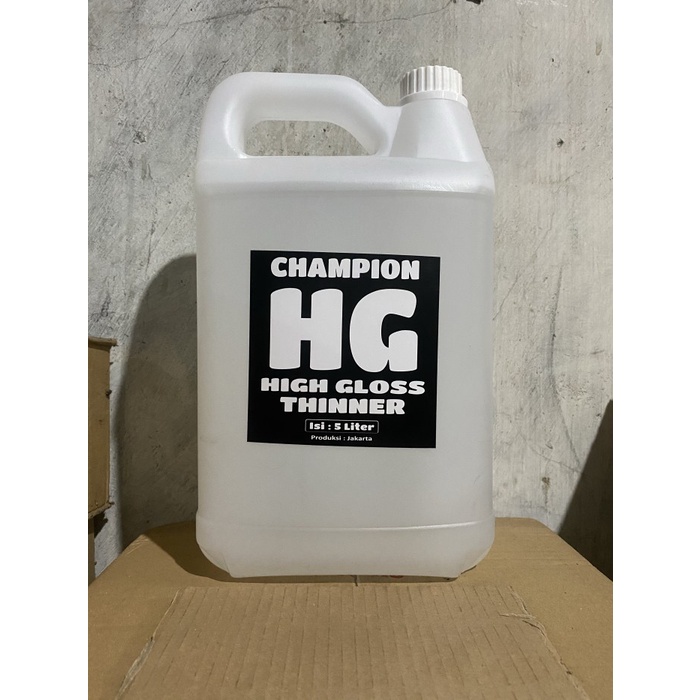 Jual Thinner Thinner High Gloss Hg 5 Liter | Shopee Indonesia