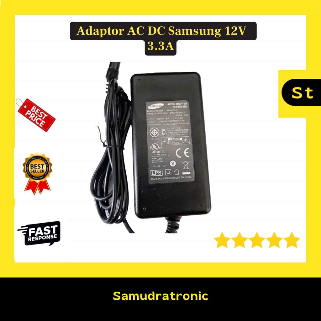 Jual Adaptor AC DC Samsung 12V 3.3A | Shopee Indonesia