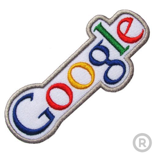 Jual Iron Patch GOOGLE Emblem Bordir Tempel Setrika Jahit Sewing Bordir ...