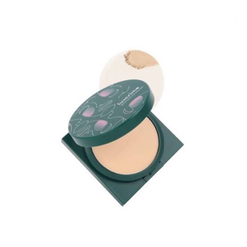 Jual Luxcrime two way cake shade custard | Shopee Indonesia