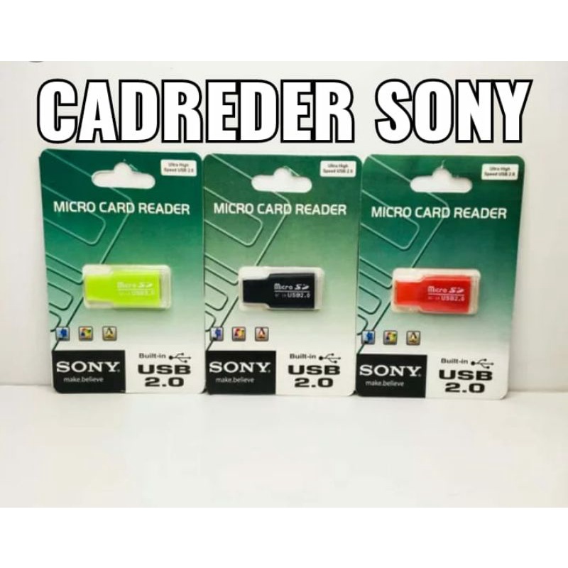 Jual CARD READER SONY XV-15 card rider tempat memory | Shopee Indonesia