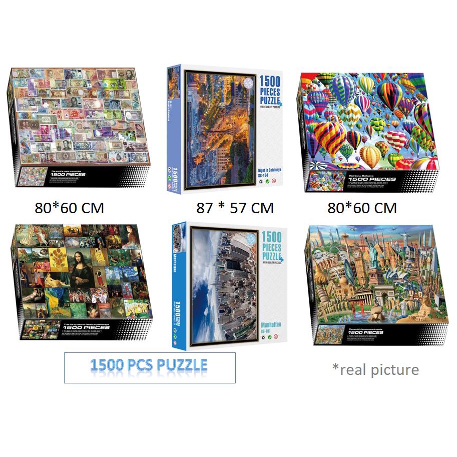 Jual 1500 PCS HD JIGSAW PUZZLE BANYAK PILIHAN PUZZLE | Shopee Indonesia