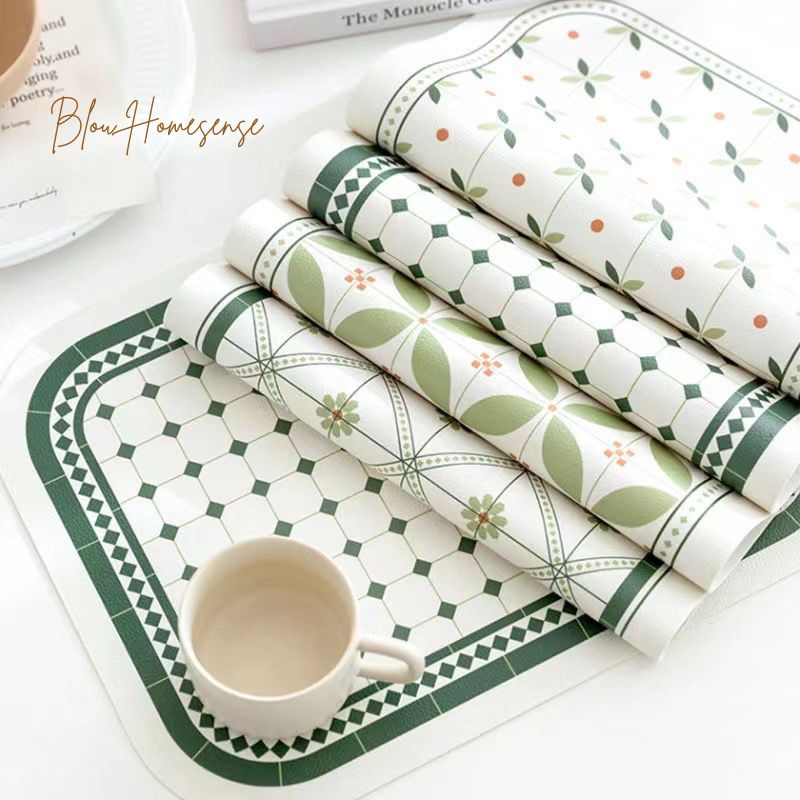 Jual Placemat platemat tatakan piring Table Mat Food Mat Retro Nordic ...