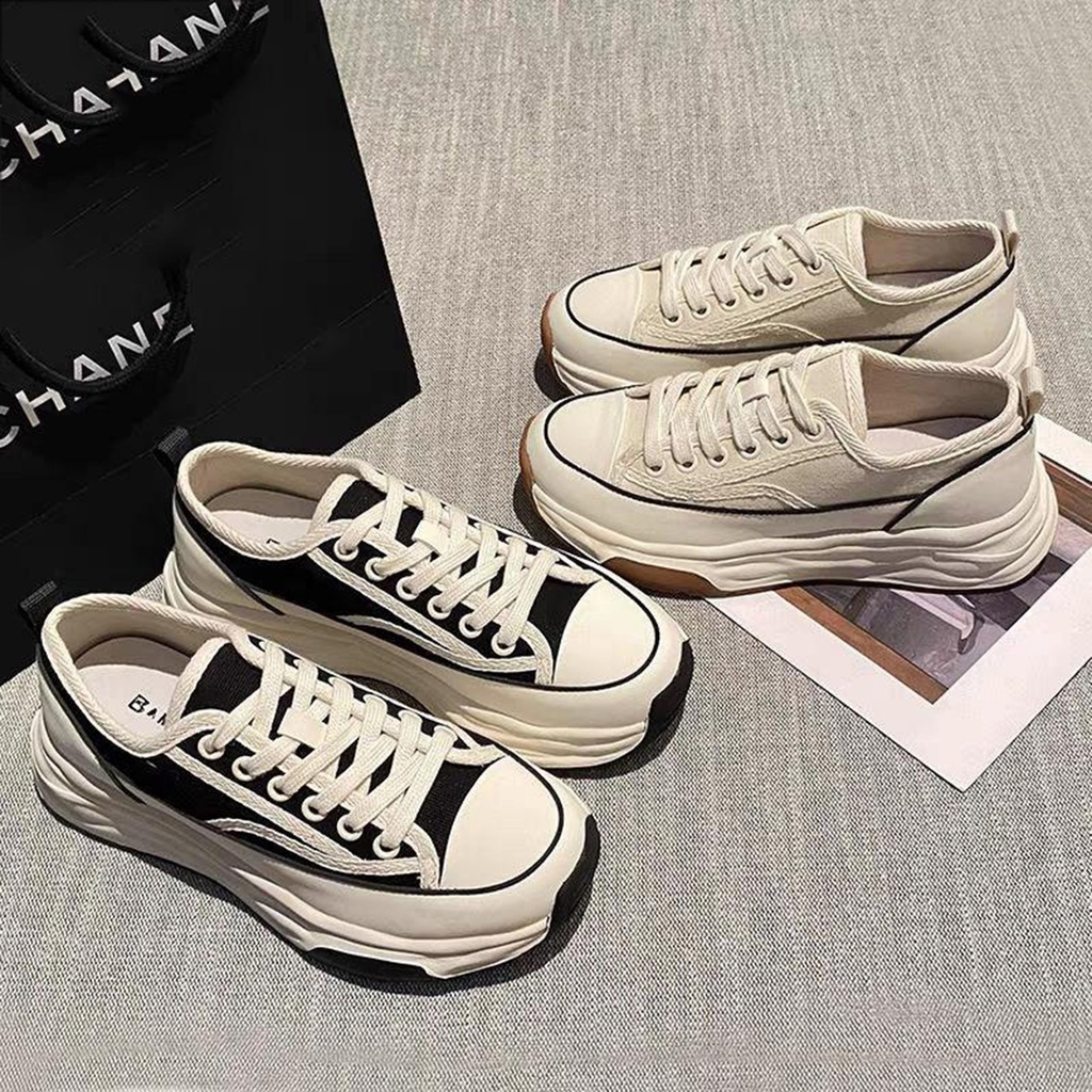 Jual LURAD Sepatu Wanita Kanvas Model Unik Sneakers Sepatu Cewek ...