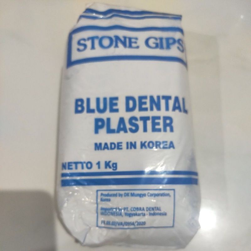 Jual Gips Stone Dental type II +, Pro Dental Model Super 11 Plaster 1kg ...