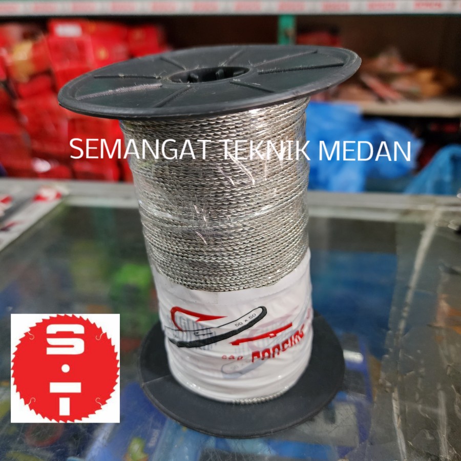 Jual 1KG KAWAT TIMAH SEGEL LOCIS 1 KG PER GULUNG ROL ROLL MERK PANCING ...