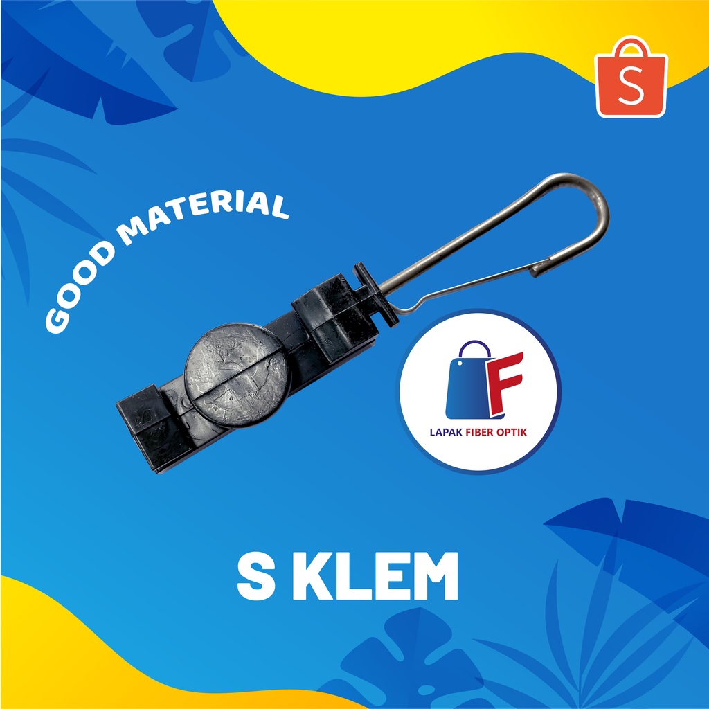 Jual Klem S Dropcore Pengait Fiber Optic/ S Clamp | Shopee Indonesia