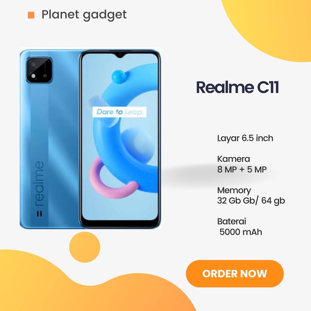 Jual Realme C11 2/32Gb 2021 Garansi Resmi [Planet gadget] | Shopee Indonesia