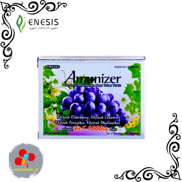 Jual Amunizer Per - BOx isi 4 Sachet original produk multivitamin daya ...