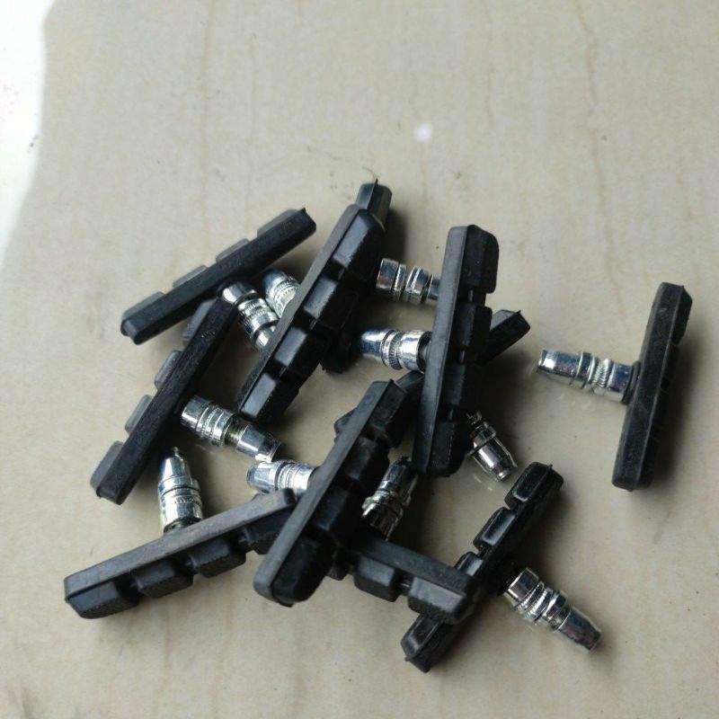 Jual karet rem kampas rem brakeshoes model kunci L untuk rem v brake ...