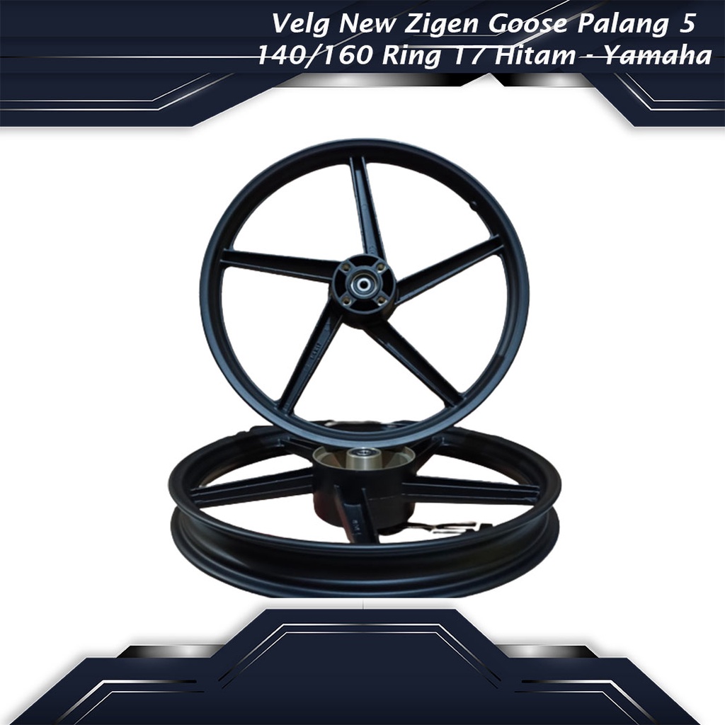 Jual Velg pelek racing V Rossi Zigen Palang 5 Standar Kharisma Supx125 ...