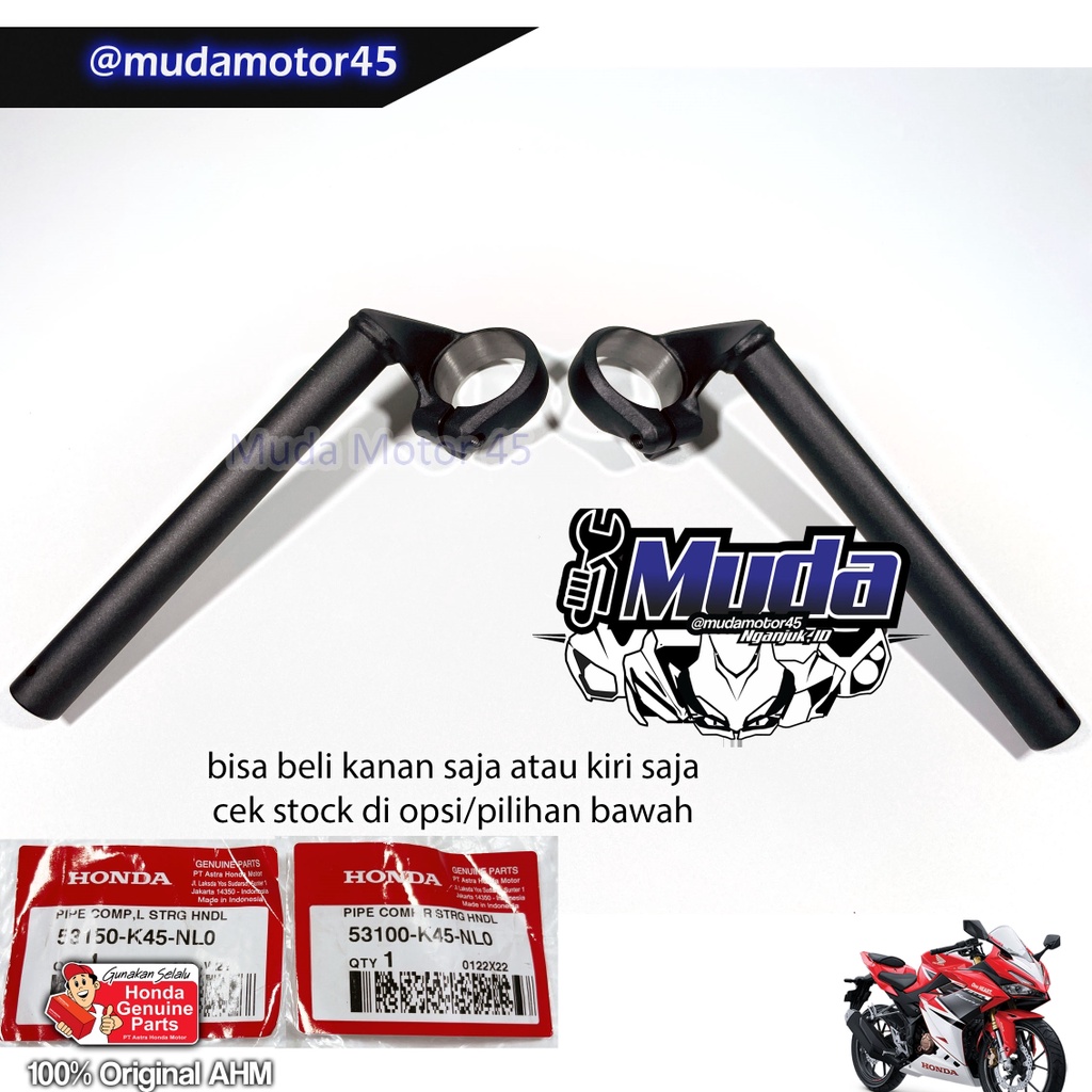 Jual STANG CBR150R K45R UP SIDE DOWN KEMUDI KANAN OR KIRI SEPASANG ...
