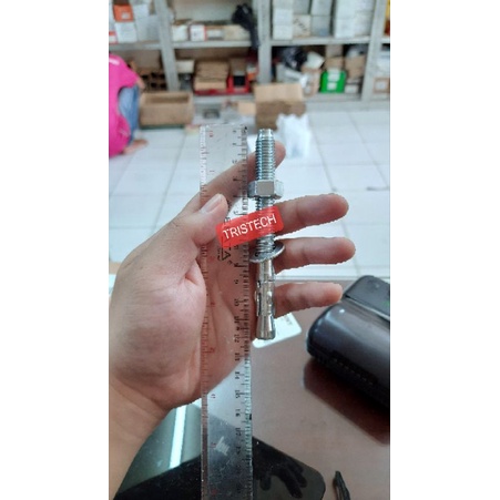 Jual wedge anchor m12x120 trubolt galvanis 12 x 120 dynabolt anchor fix ...