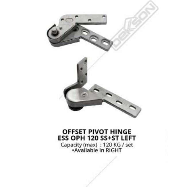 Jual HINGE DEKKSON OFFSET PIVOT ESS OPH 120 SS+ST | Shopee Indonesia