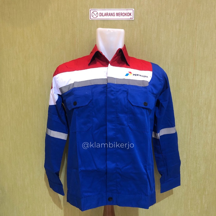 Jual Seragam Kerja Seragam Kerja - Wearpack Pertamina - Model Kancing ...