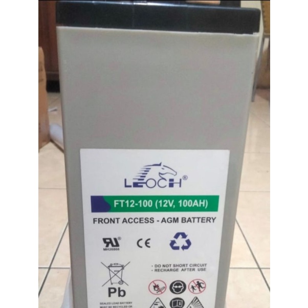 Jual battery AGM merek Leoch 12v 100ah second | Shopee Indonesia