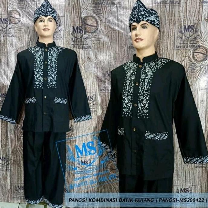 Jual baju koko pangsi sunda kombinasi batik kujang | Shopee Indonesia