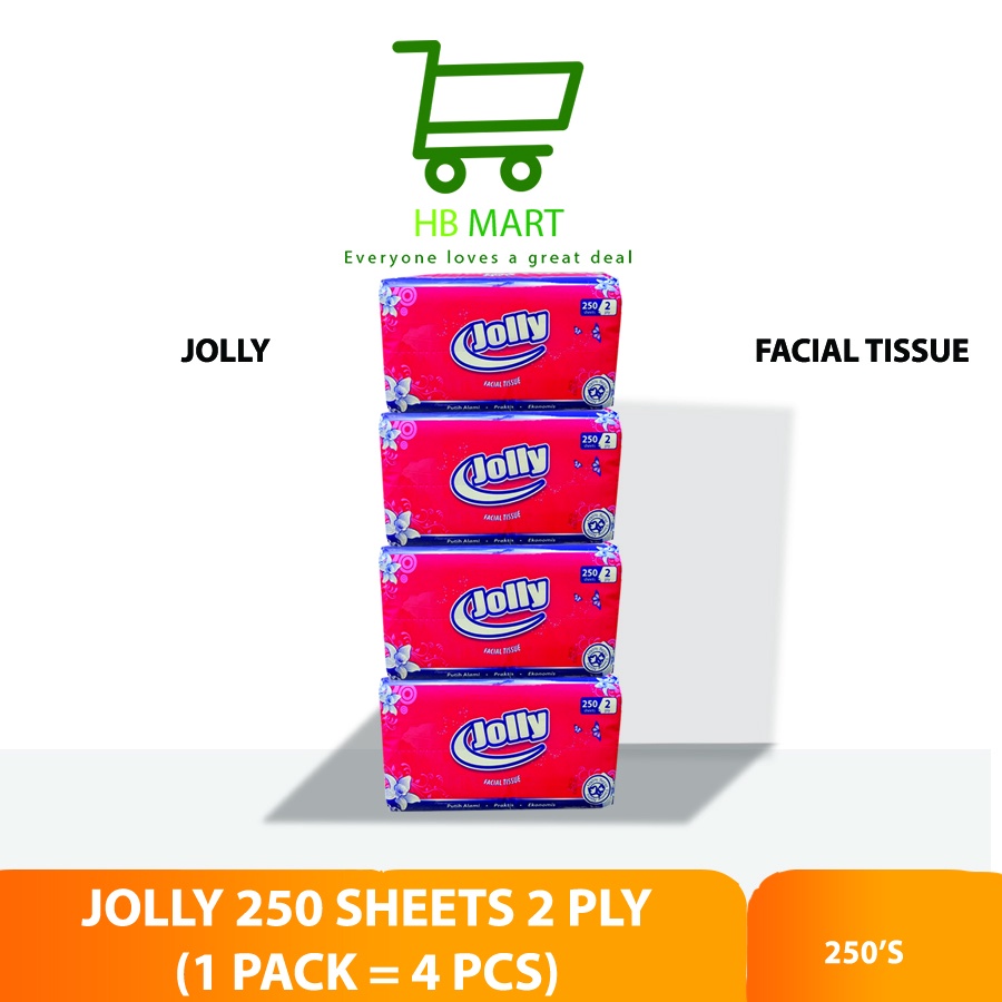 Jual TISSUE JOLLY 250 SHEETS 1 BALL ISI 4 PCS / Tisu Tissue JOLLY ...