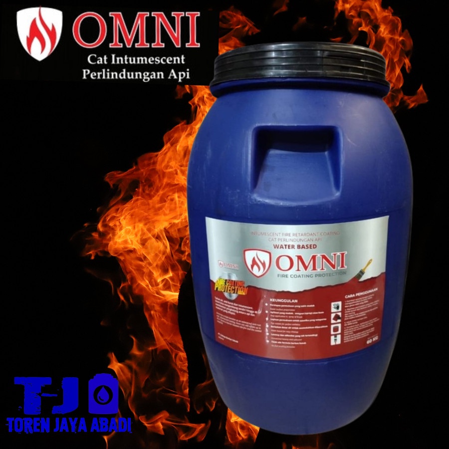 Jual Cat Anti api OMNI / Intumescent Perlindungan api untuk besi 60KG ...