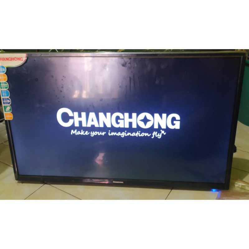 Jual TV Led Changhong 32 inch LED32E6000A Minus analog not digital second bekas | Shopee Indonesia