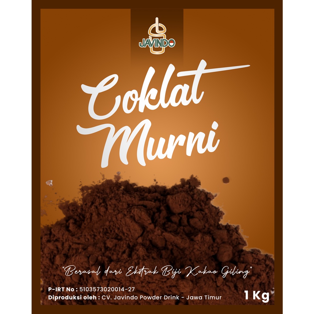Jual Bubuk Minuman Coklat Murni / Pure Chocolate 1Kg | Shopee Indonesia