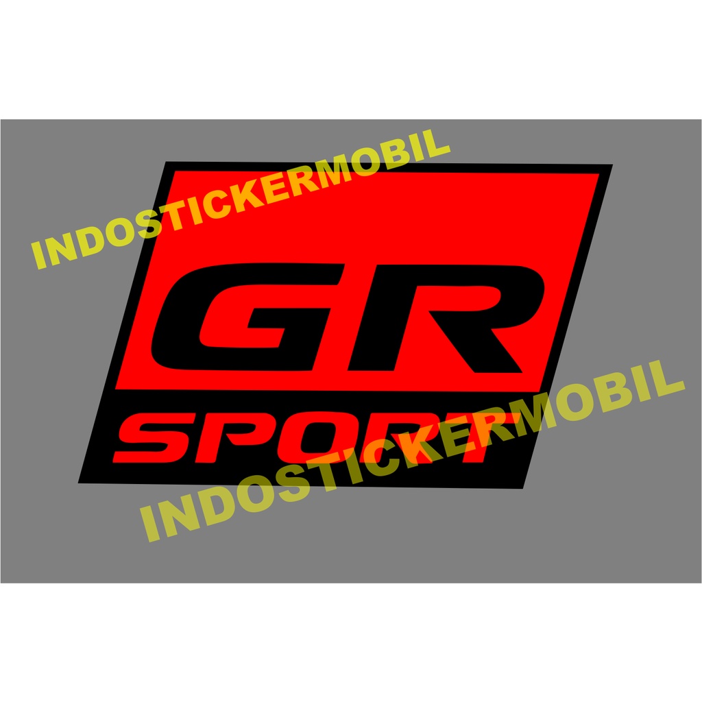 Jual STICKER GR SPORT CUTTING STICKER STIKER TOYOTA GR SPORT STICKER ...