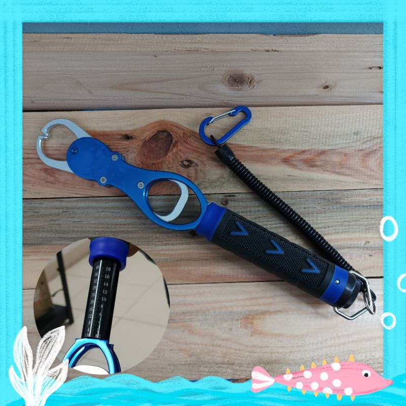 Jual Alat Penjepit Mulut Ikan Dengan Timbangan Lip Grip Fishing Tool ...
