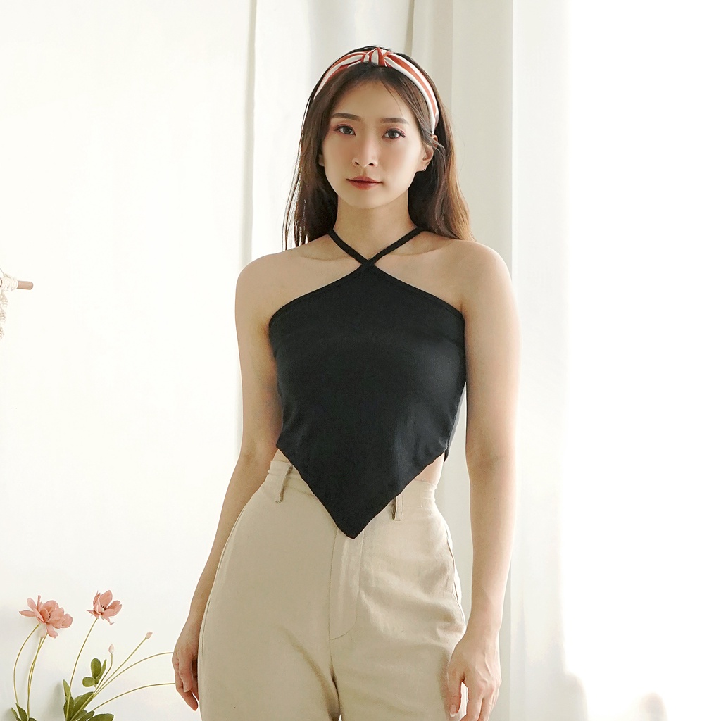 Jual Tanktop One Diamond Tank Top Basic Baju Atasan Wanita 080 | Shopee ...