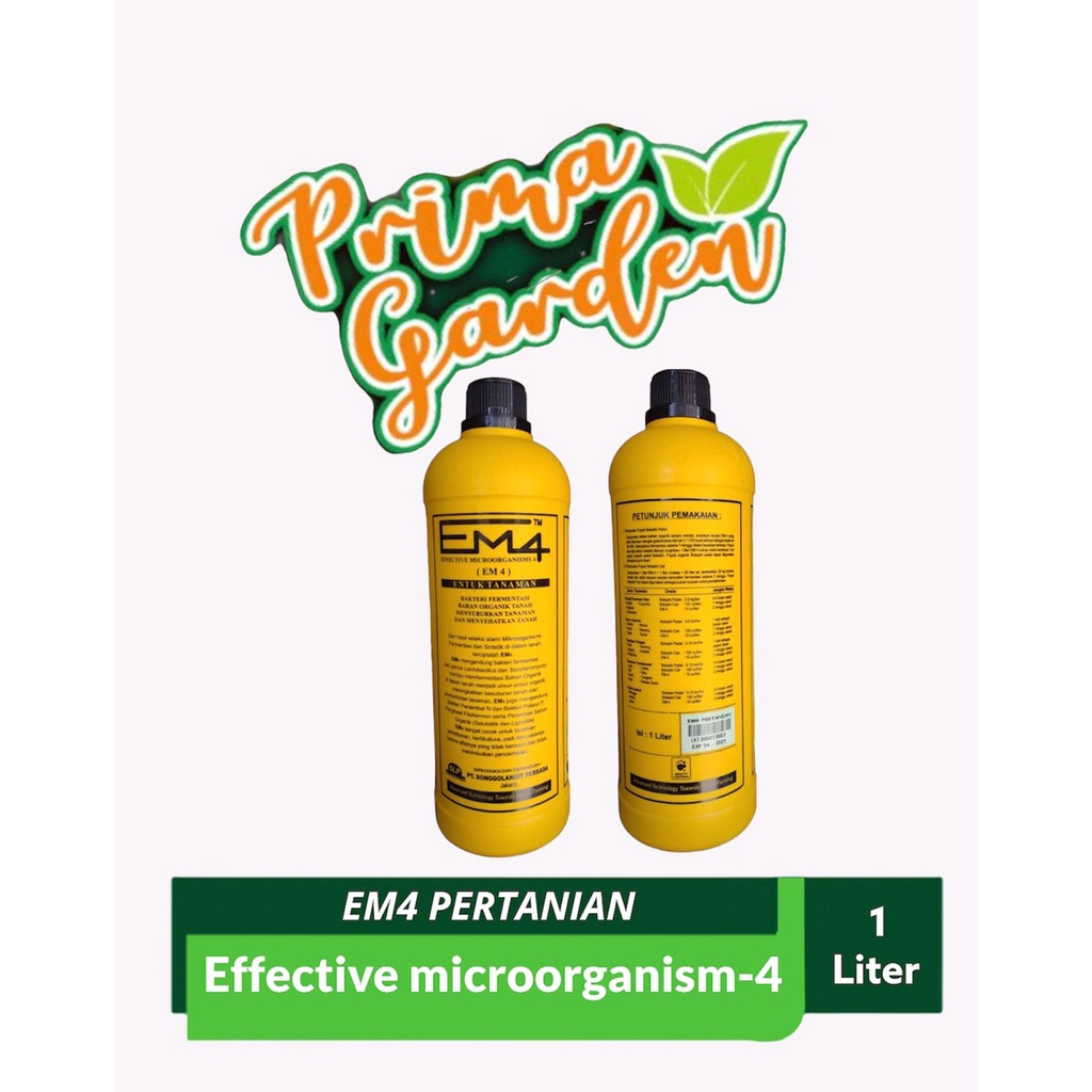 Jual EM4 PERTANIAN 1 Liter - Effective Microorganisms- 4 | Shopee Indonesia