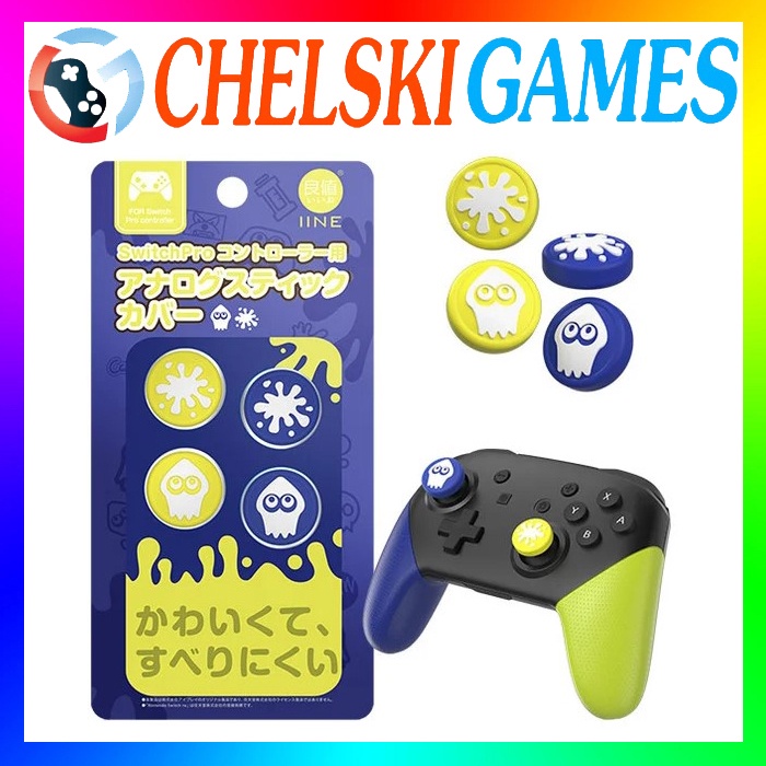 Jual IINE Analog Caps THUMB GRIP Splatoon Nintendo Switch Joy Pro ...