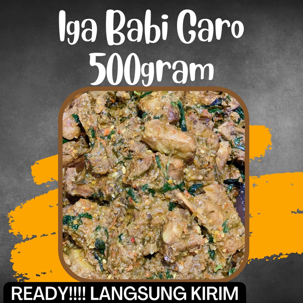 Jual Masakan Babi Iga Garo / Iga Babi Garo 500gram | Shopee Indonesia